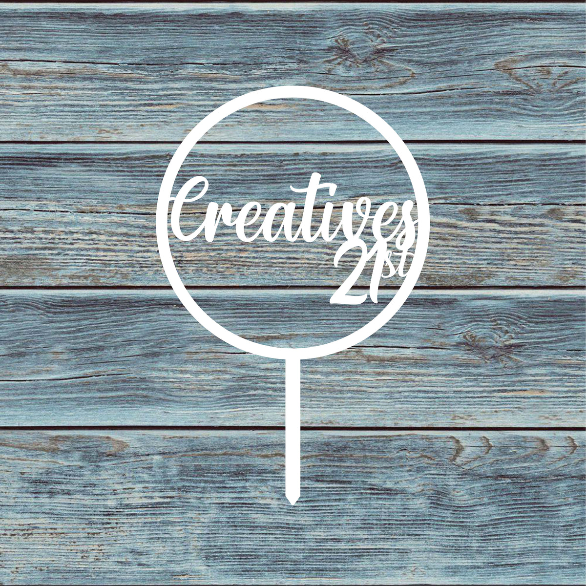 Personalised 21 Circle Cake Topper – VL Creative Designs